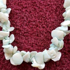 Jewelry | Vintage Green Shell Necklace | Poshmark